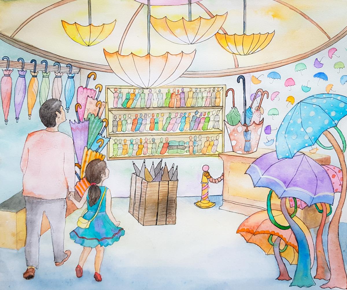 मनूची छत्री खरेदी (कथा) | अटक मटक